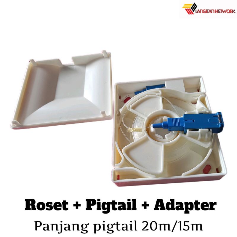 Jual Roset Fiber Optic Lengkap Pigtail dan Adapter | Shopee Indonesia