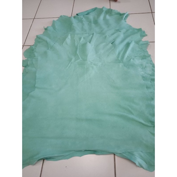 Jual kulit suede lembaran warna hijau tosca | Shopee Indonesia
