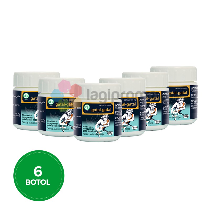 Jual Borobudur Herbal Gatal-gatal Pil Obat Gatal Kulit Alergi Alami - 6 ...