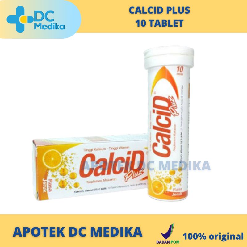 Jual CALCID PLUS CALCI D ORANGE DAYA TAHAN TUBUH PROTECAL CDR REDOXON ...