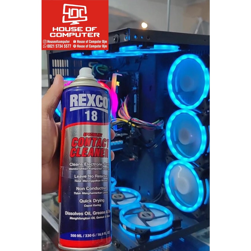 Jual CONTACT CLEANER REXCO 18 500ML CAIRAN PEMBERSIH ELEKTRONIK ANTI ...