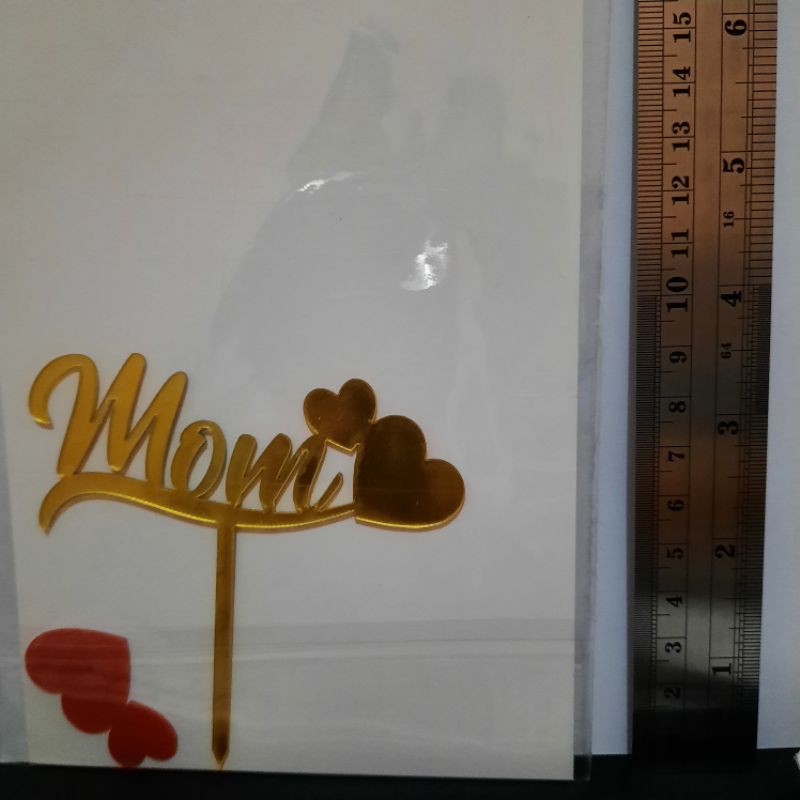 Jual Topper Hari Ibu / Topper Mama / Topper We Love Mom / Hiasan Kue ...