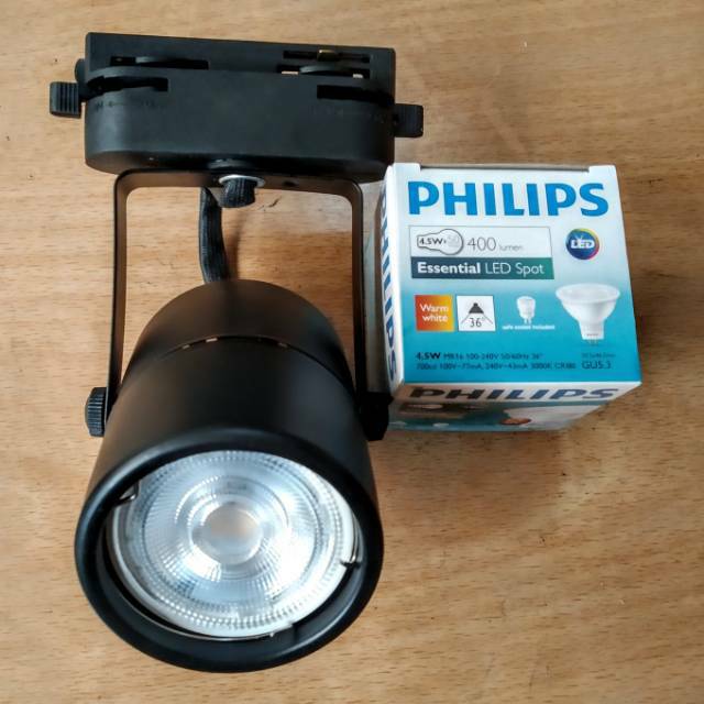 Jual 1set LED PHILIPS fitting rell artalux berikut led philips 220v ...