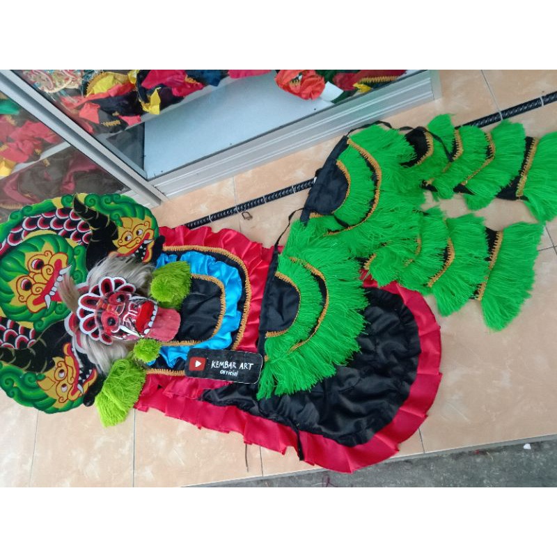 Jual barongan anak fullset / murah meriah/barongan anak/barongan mainan ...