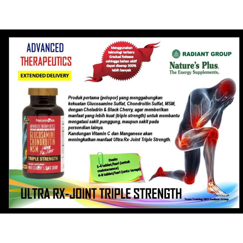 Jual nature's Plus ultra rx joint Triple Strength | Shopee Indonesia