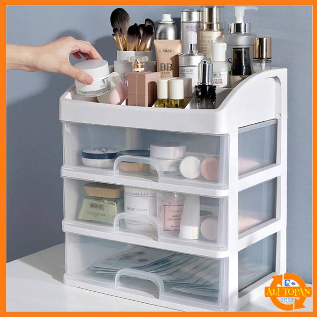 Jual Rak Laci Kosmetik 3 Susun Laci Serbaguna MAKEUP STORAGE BOX ...