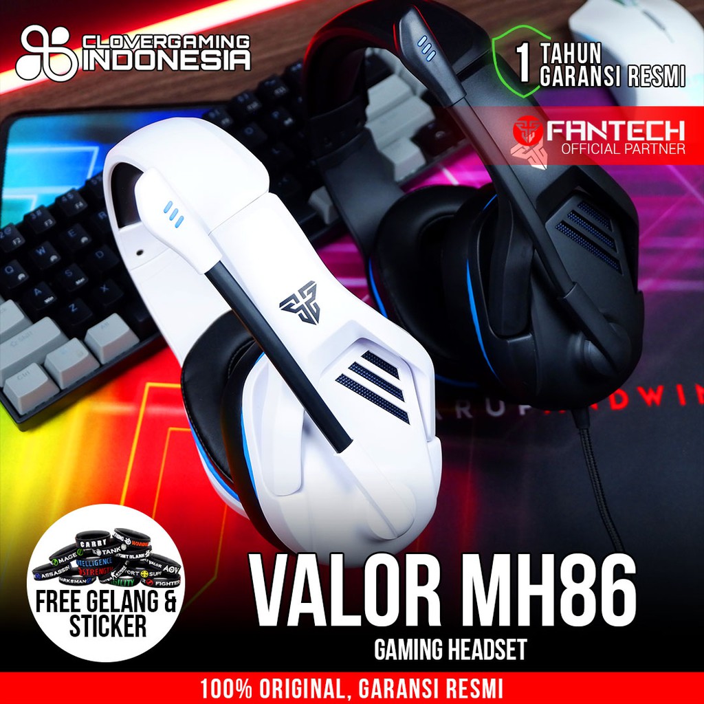 Jual Fantech VALOR MH86 Gaming Headset Multi Platform - Fantech MH-86 ...