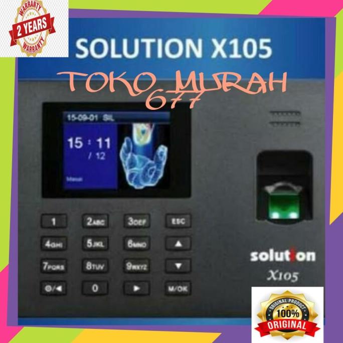 Jual MESIN ABSENSI SIDIK JARI/FINGERPRINT SOLUTION X-105 stock ada | Shopee Indonesia