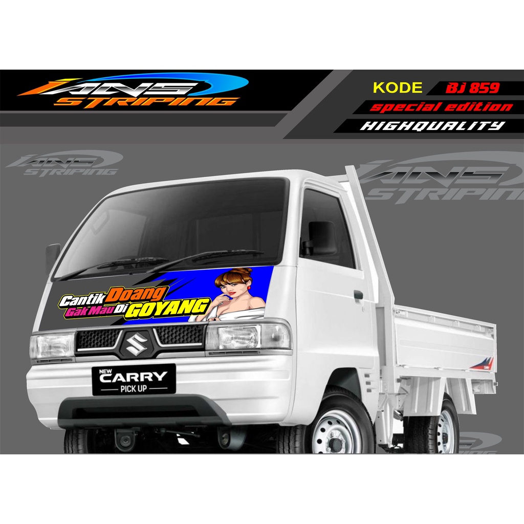 Jual STIKER KAP DEPAN MOBIL CARRY/ STIKER KABIN DEPAN MOBIL CARRY PICK ...