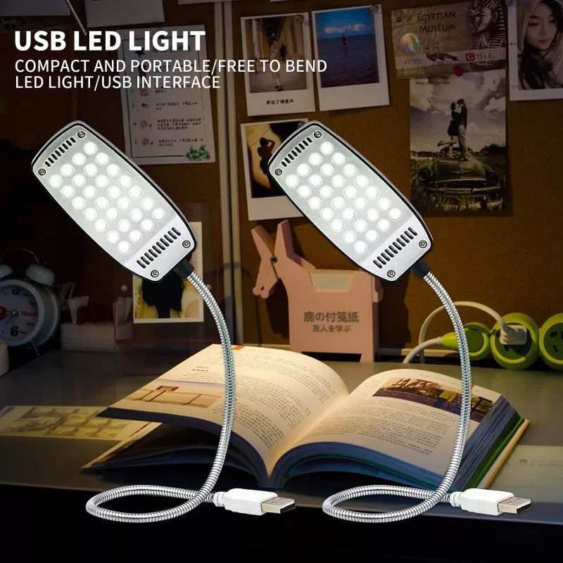 Jual Lampu baca led usb 28 mata led saklar on/off | Shopee Indonesia