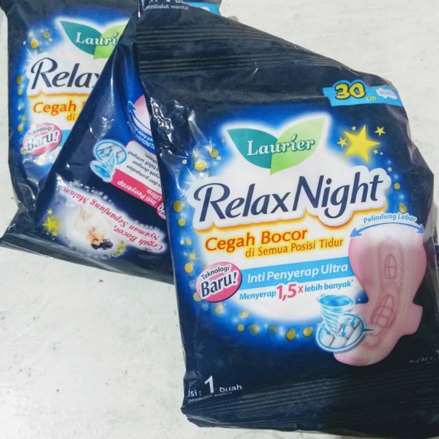 Jual Laurier Relax Night Sachet 30 cm | Shopee Indonesia
