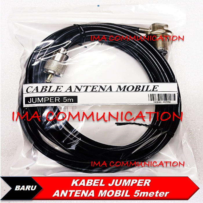 Jual KABEL KONEKTOR RADIO RIG TO ANTENA UNTUK MOBIL PANJANG 5meter ...