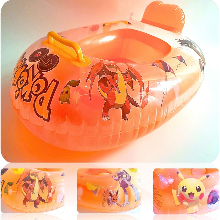 Jual Balon Pelampung Anak | Motif POKEMON| Balon Karet Balon Renang ...