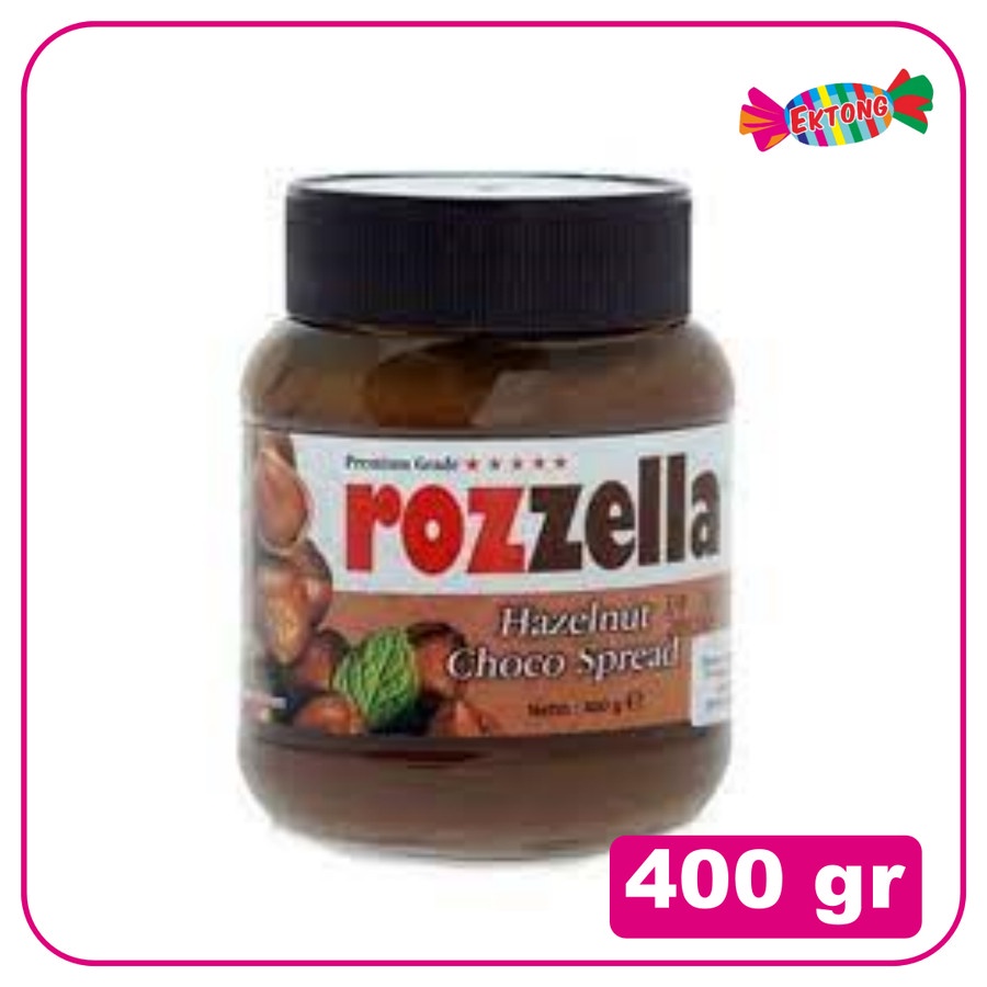 Jual ROZELLA HAZELNUT CHOCO SPREAD 400 GR | Shopee Indonesia
