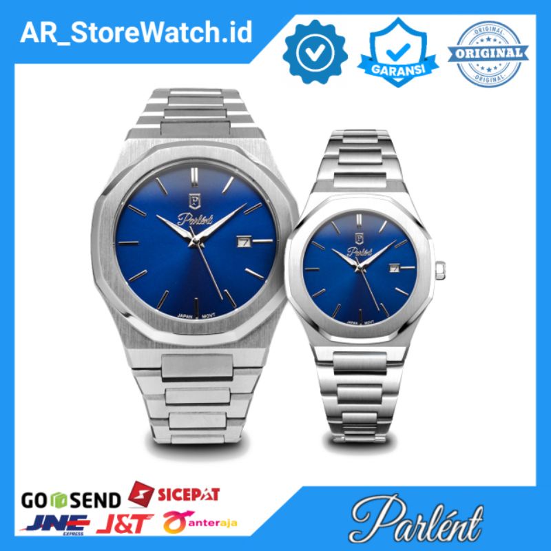 Jual Jam Tangan Couple Parlent Palladium Femme Steel & Palladium Arctic ...
