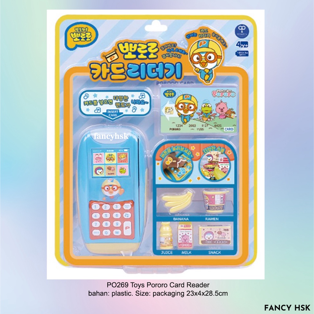 Jual TOYS PORORO CARD READER PO269 | Shopee Indonesia