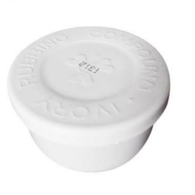 Jual RUBBING COMPOUND IVORY WARNA PUTIH / KOMPON PUTIH UNTUK POLES ...