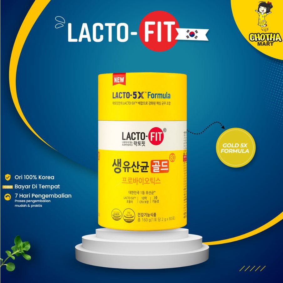 Jual Lactofit Gold,Lactofit 5x Formula Original Korea 100%(50pc) dan ...