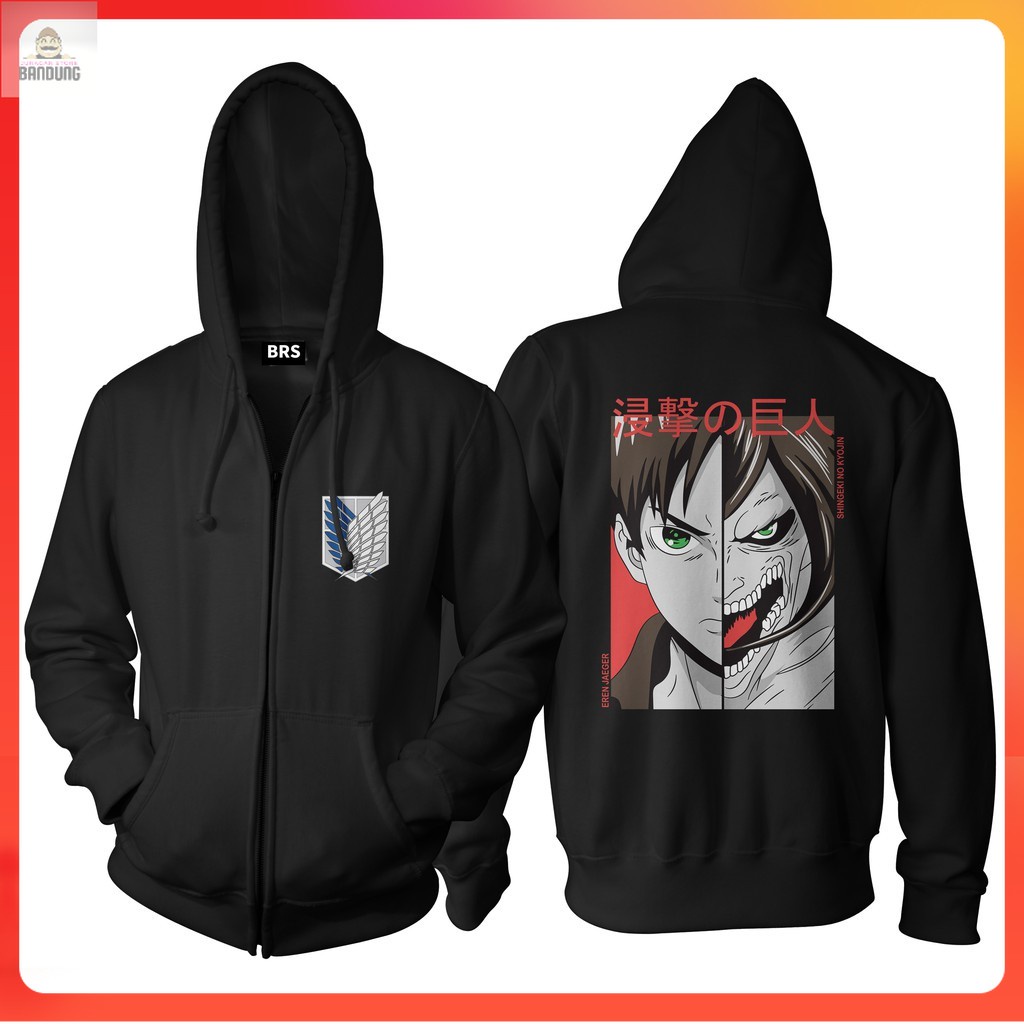 Jual BRS Jaket Eren Yeager Attack Titan Shingeky No Kyojin Anime Jepang ...
