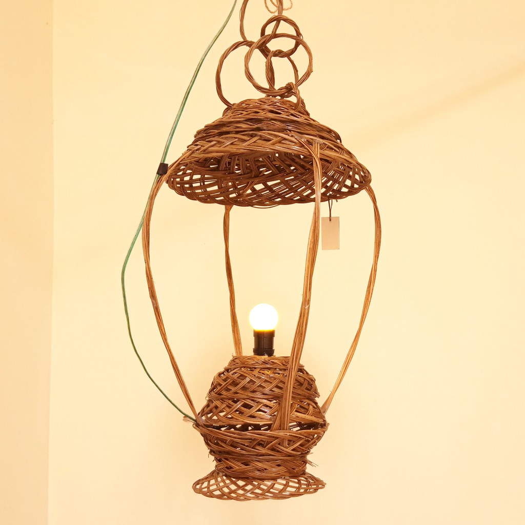 Jual Lampu Hias Anyaman Lidi Gantung ERHL3 Etnik Natural Unik Teras ...