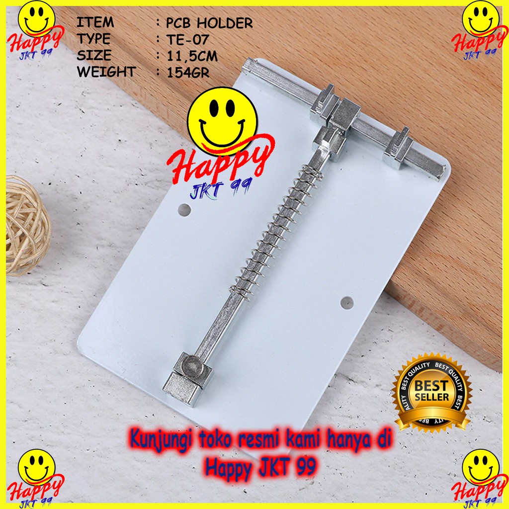 Jual [ HAPPY JKT 99 ] RAGUM PCB HOLDER PENJEPIT MESIN TE-07 | Shopee ...