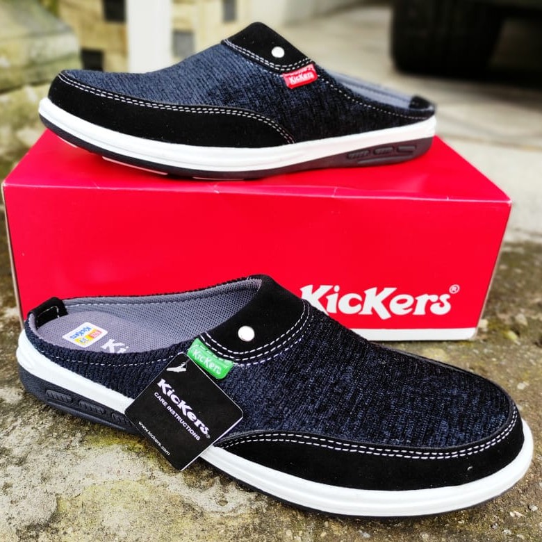 Jual Sepatu Slop Pria Kasual Slip On Sol karet bahan RAJUT 02 | Shopee ...