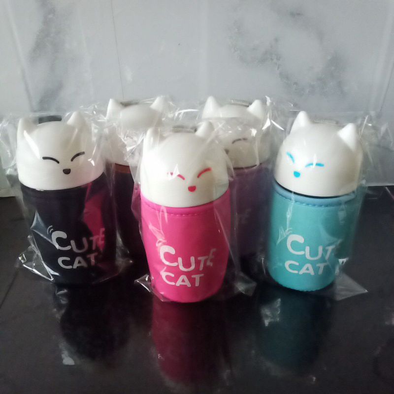 Jual botol kaca serbaguna 300ml cute cat botol madu | Shopee Indonesia