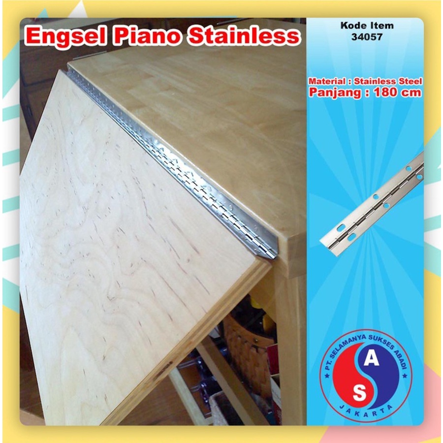 Jual Engsel PIANO Harmonika engsel DOREMI Stainless Steel 1.8m X 3.1 ...