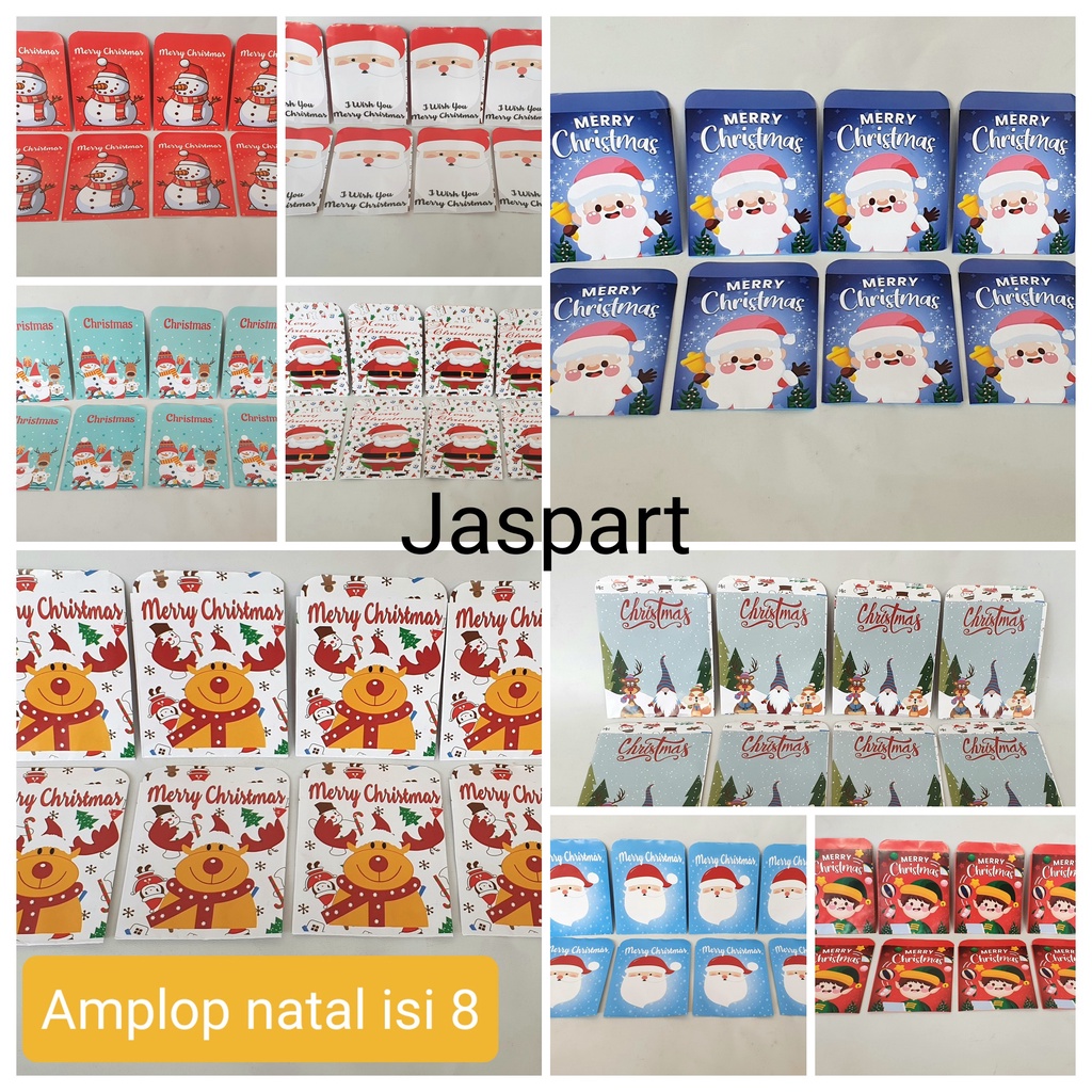 Jual ANGPAO NATAL AMPLOP NATAL TAHUN BARU MERRY CHRISTMAS UKURAN MEDIUM ...
