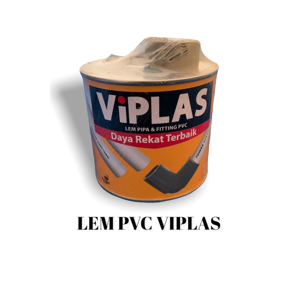 Jual Lem pipa PVC Viplas kemasan kaleng 360gr Daya rekat terbaik ...
