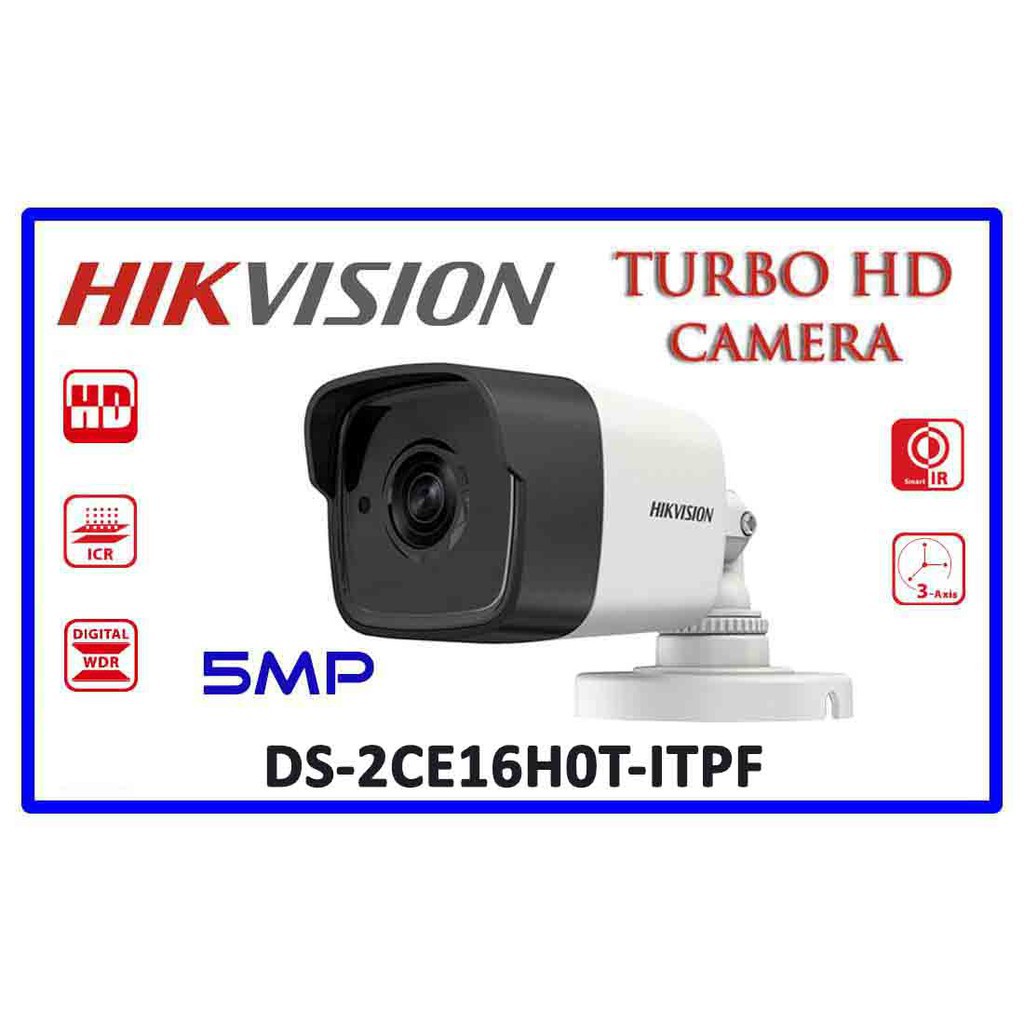 Jual KAMERA CCTV OUTDOOR HIKVISION 5MP TYPE 2CE16HOT-ITPF CCTV OUTDOOR HIKVISION 5 MEGAPIXEL ...
