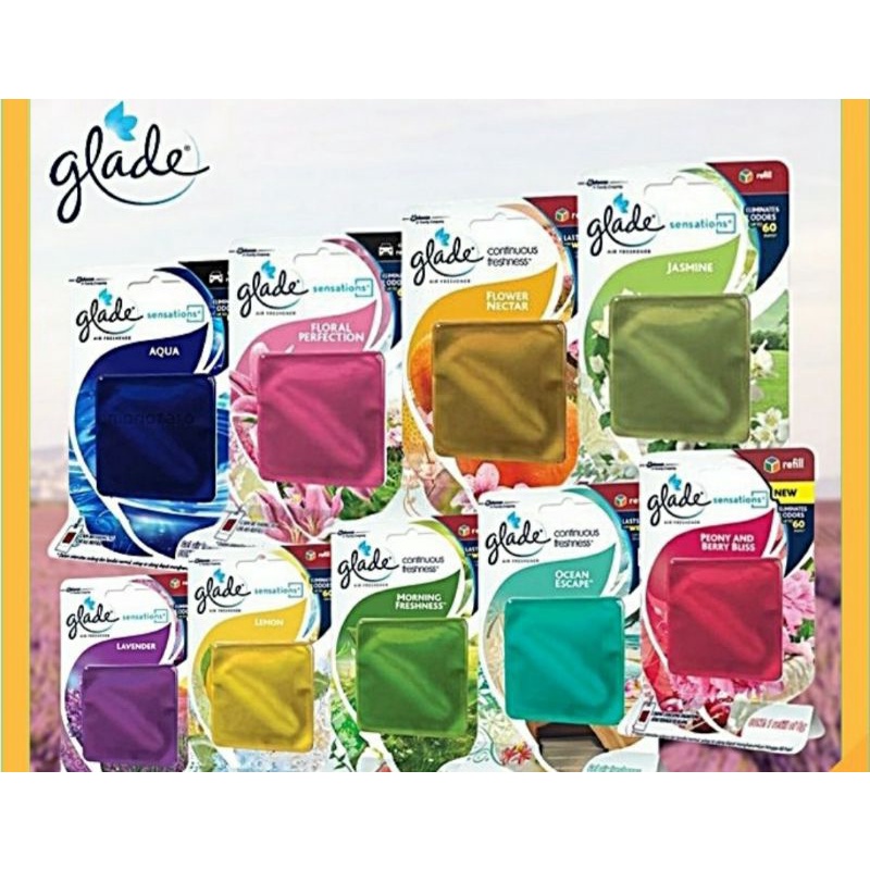 Jual Glade Continuous freshness Sensations 8ml Parfum Mobil dan Ruangan ...