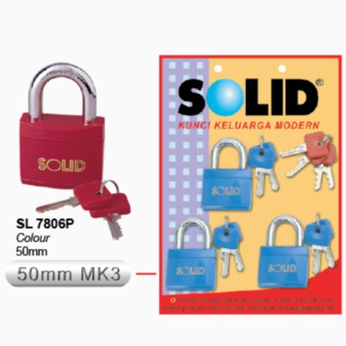 Jual SOLID - GEMBOK PAGAR SOLID SL 7806P 50MM MK3 ISI 3 PCS ( GEMBOK ...
