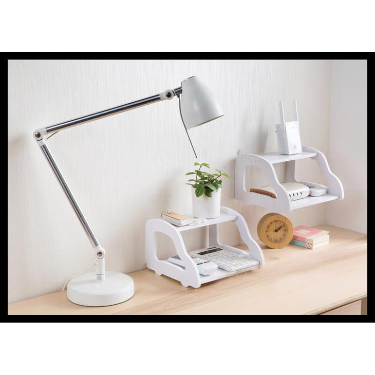 Jual Rak Dinding Desktop Storage Meja Vintage Gantung - Putih | Shopee ...