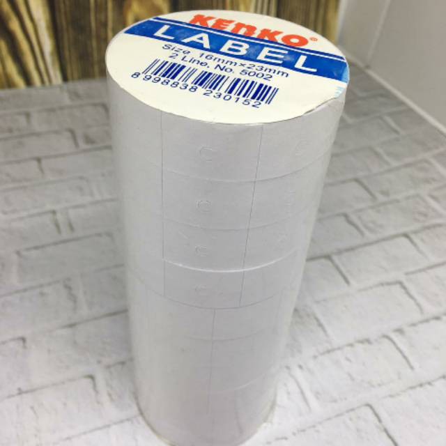 Jual Kertas Label Harga Kenko 2 Line ( Price Labeller ) | Shopee Indonesia