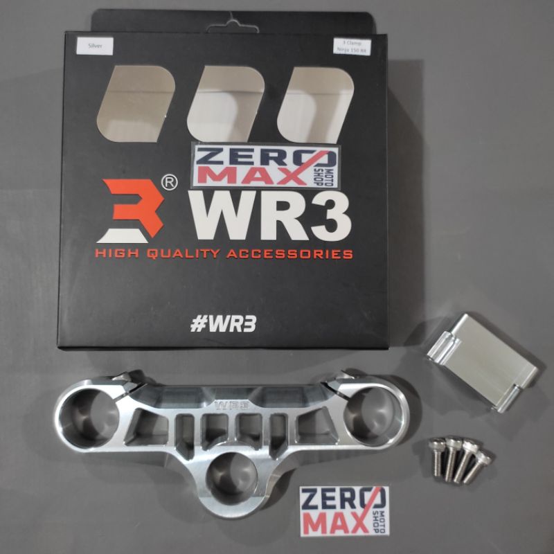 Jual Tripleclamp Triple Clamp Segitiga Stang WR3 Ninja 150 RR 150RR ...