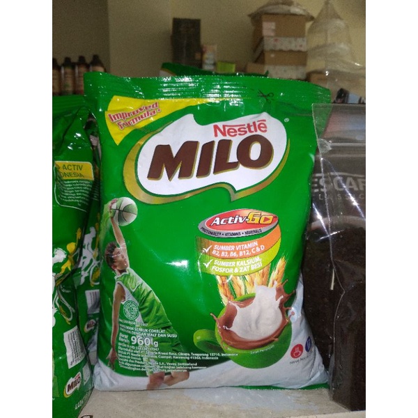 Jual NESTLE MILO ACTIV GO 960GR SERBUK MINUMAN COKLAT KEMASAN PACK ...