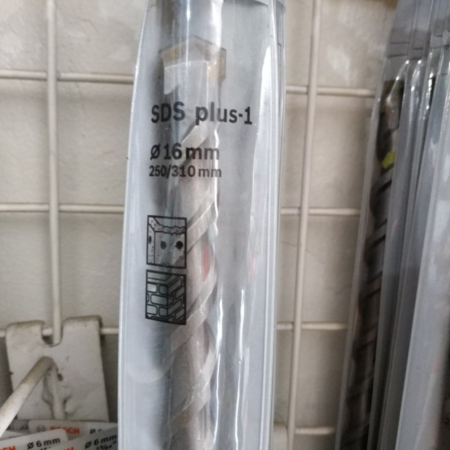 Jual Bosch 16mm mata bor beton SDS plus 16 mm - 250 / 310 mm | Shopee Indonesia