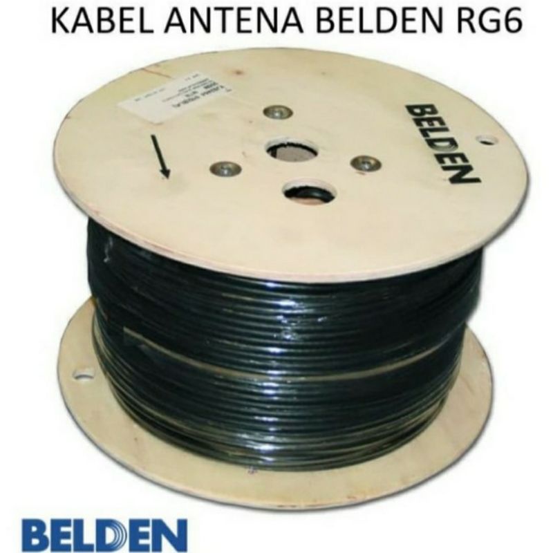 Jual KABEL ANTENA TV / KABEL RG6 BELDEN PER ROLL 305MTR | Shopee Indonesia