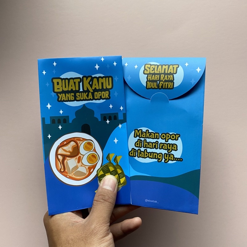 Jual AMPLOP IDUL FITRI LUCU SATUAN / AMPLOP LEBARAN / AMPLOP THR LUCU ...