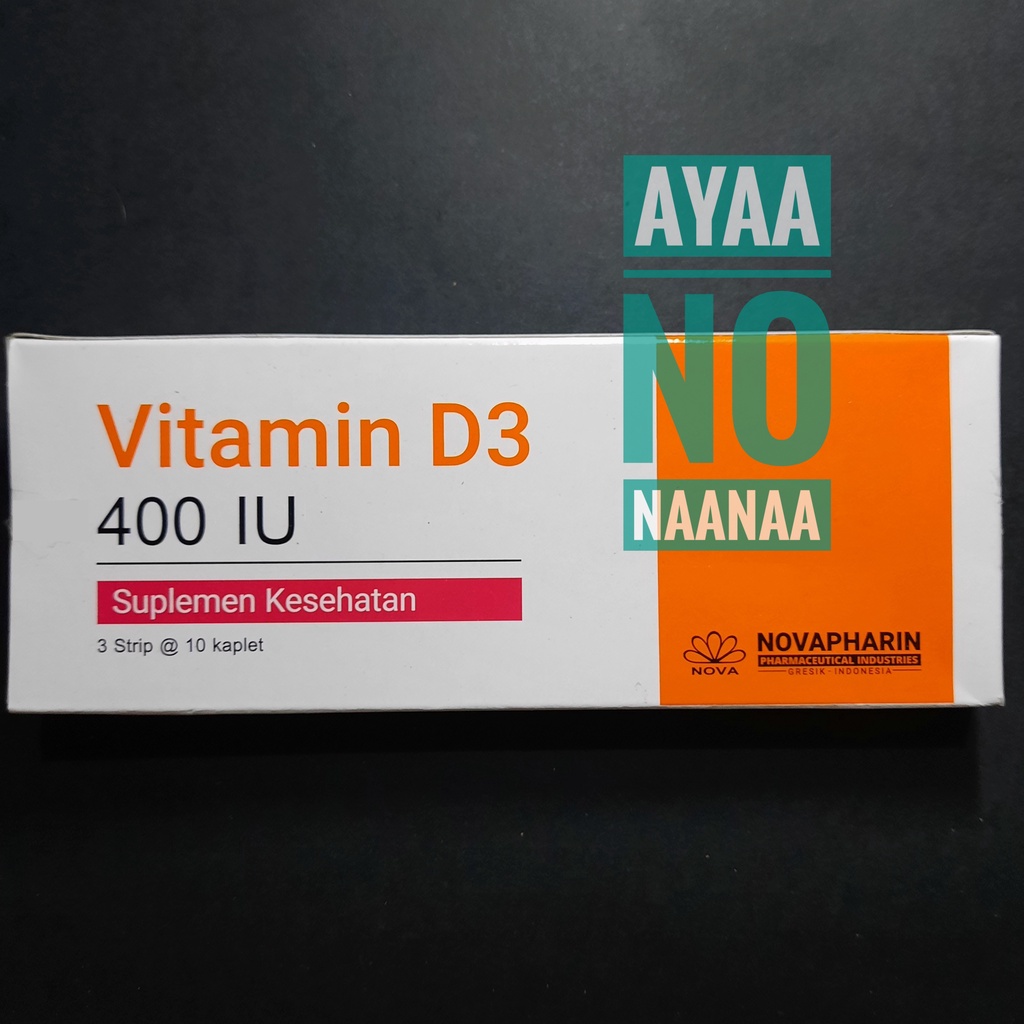 Jual Promo D3-1000 Suplemen Vitamin D3 - 30 Tablet kesehatan Pyfa Health free bubble packing ...