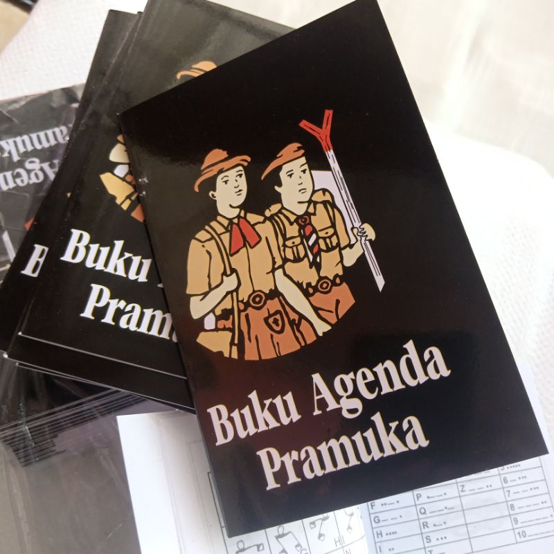 Jual Buku Agenda pramuka cover hitam HVS bijian | Shopee Indonesia