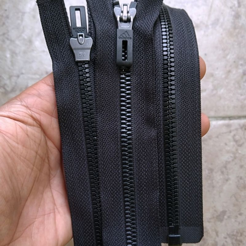 Jual Resleting Zipper Jaket Vislon 55-90 cm NIKE TNF Hitam Eks Brand & YKK | Shopee Indonesia