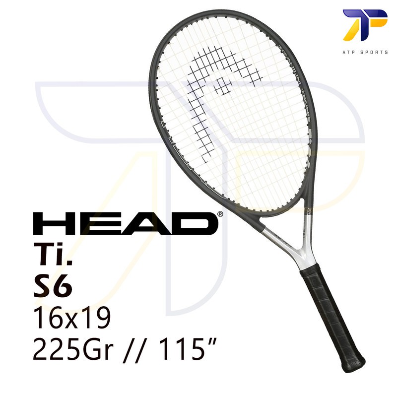 Jual Raket Tenis Tennis Racket HEAD Ti Titanium S6 225 Gram Gr G 115 Inch | Shopee Indonesia
