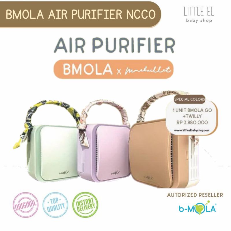 Jual Bmola Air Purifier Garansi Resmi 2 Tahun B-mola NCCO Portable 1804 x Mmhuilet | Shopee ...