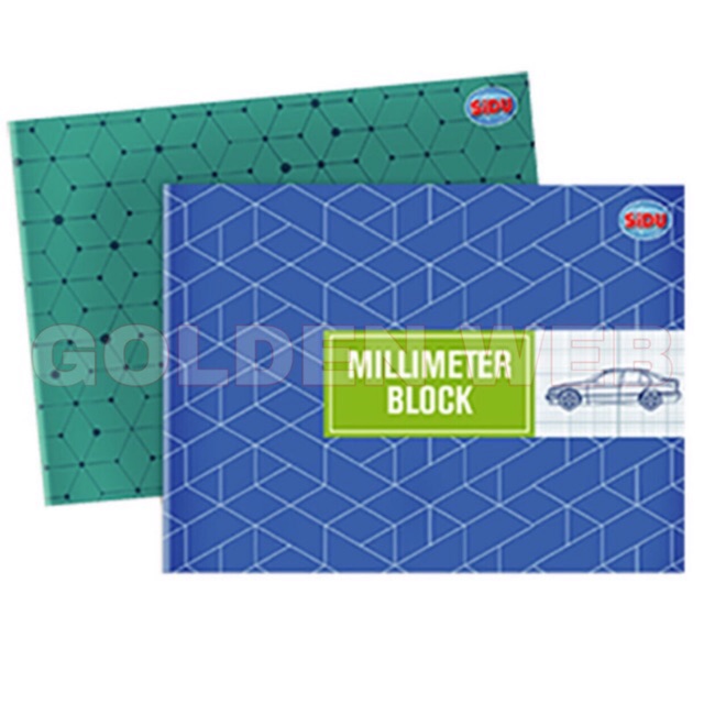 Jual SiDU Milimeter Block Ukuran F4 isi 20 lembar - Pcs | Shopee Indonesia