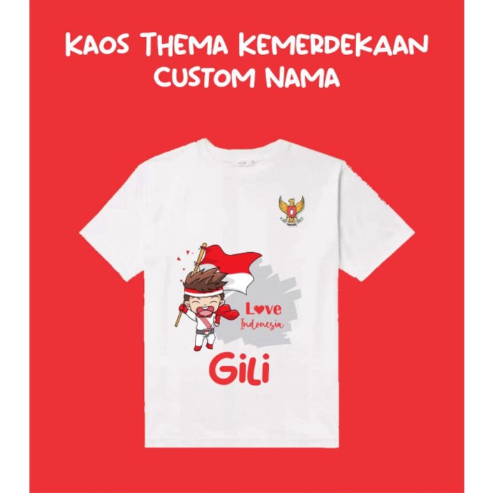 Jual KAOS COWOK TEMA KEMERDEKAAN | Shopee Indonesia