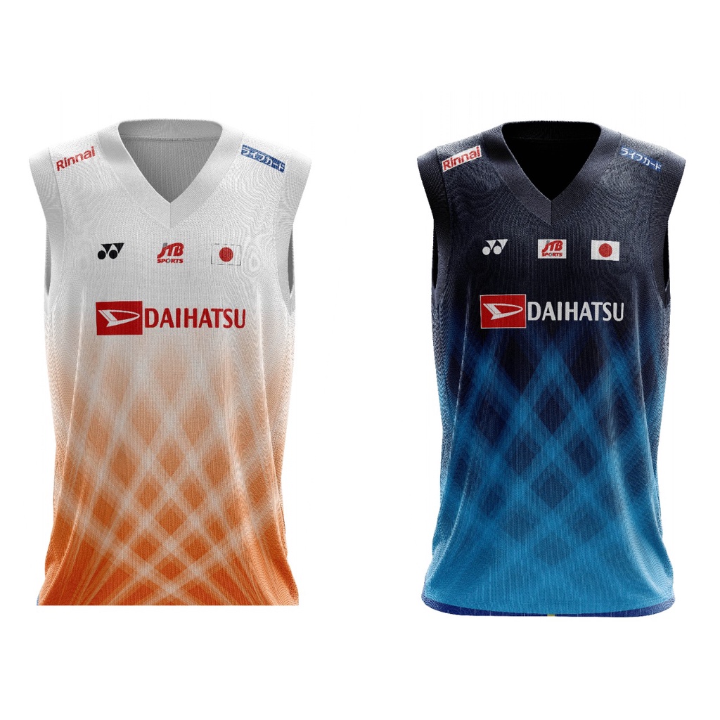 Jual Jersey Badminton Japan (Versi Singlet) Full Printing | Shopee ...