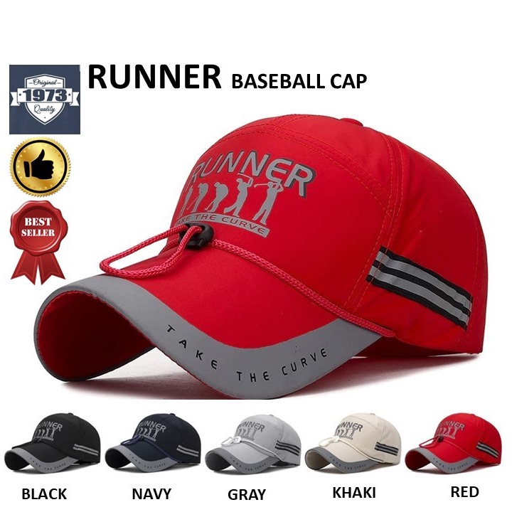 Jual Baseball cap : RUNNER - Topi Baseball Topi Golf Topi Pancing Topi ...