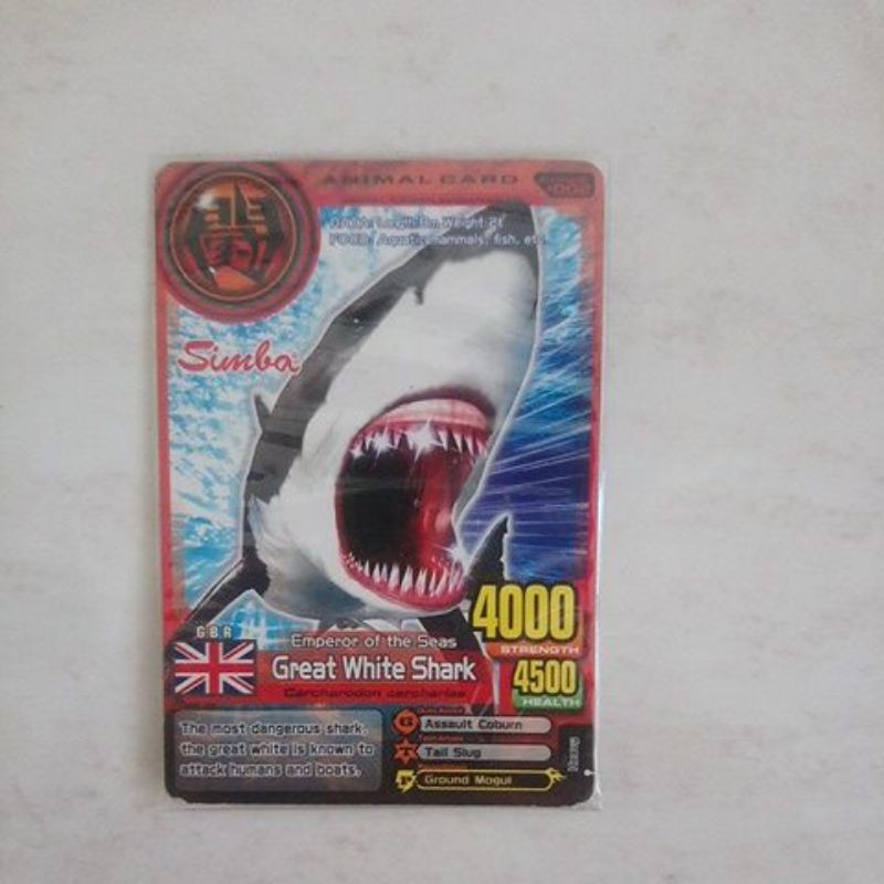 Jual kartu animal Kaiser Great white shark | Shopee Indonesia